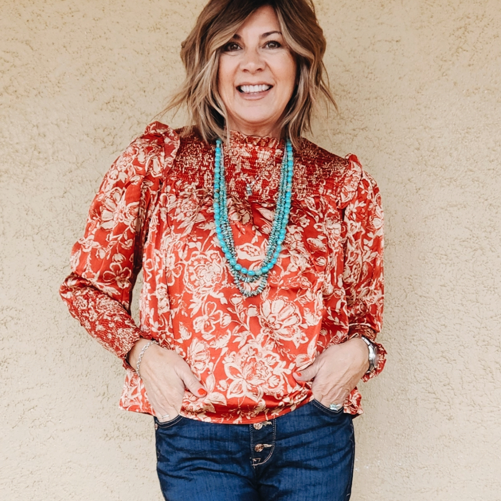 The Hudson Floral Top – U Bar and Company