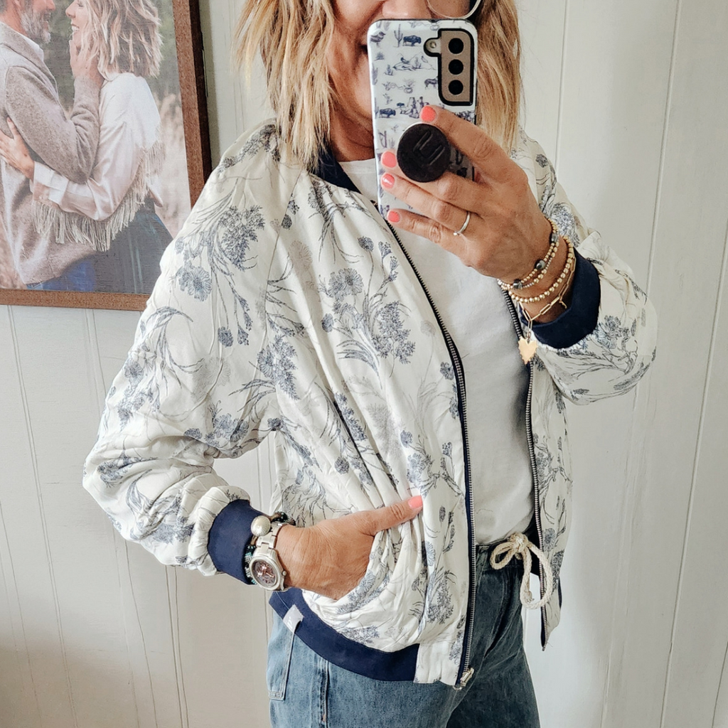 The Mavis Reversible Bomber Jacket – U Bar and Company