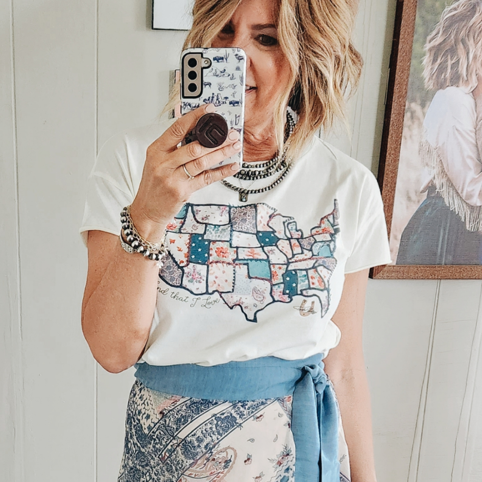 Tasha Polizzi Land That I Love Tee – U Bar and Company