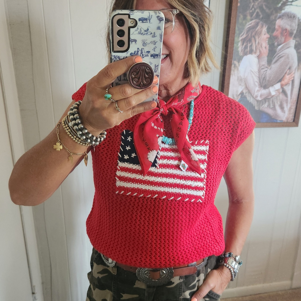 The Patton Flag Sweater – U Bar and Company