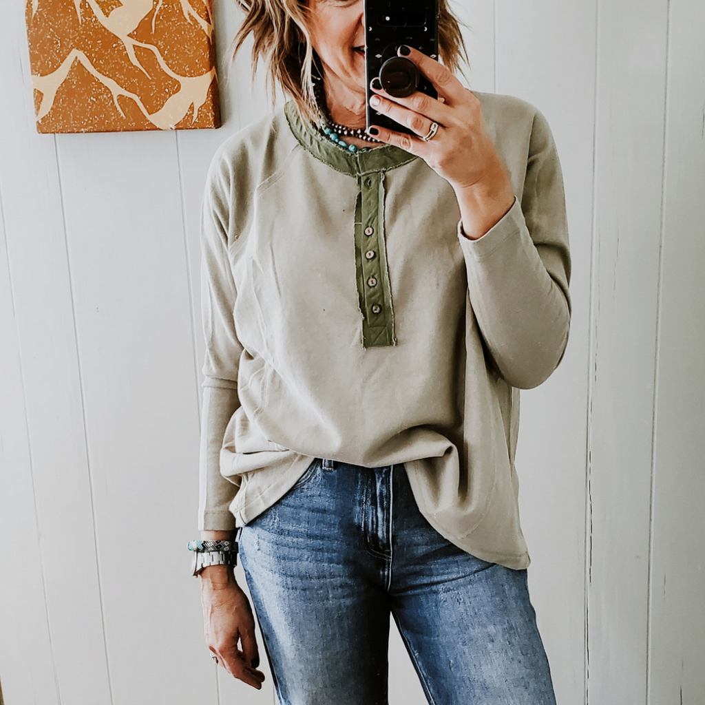 The Nanton Henley Top – U Bar and Company
